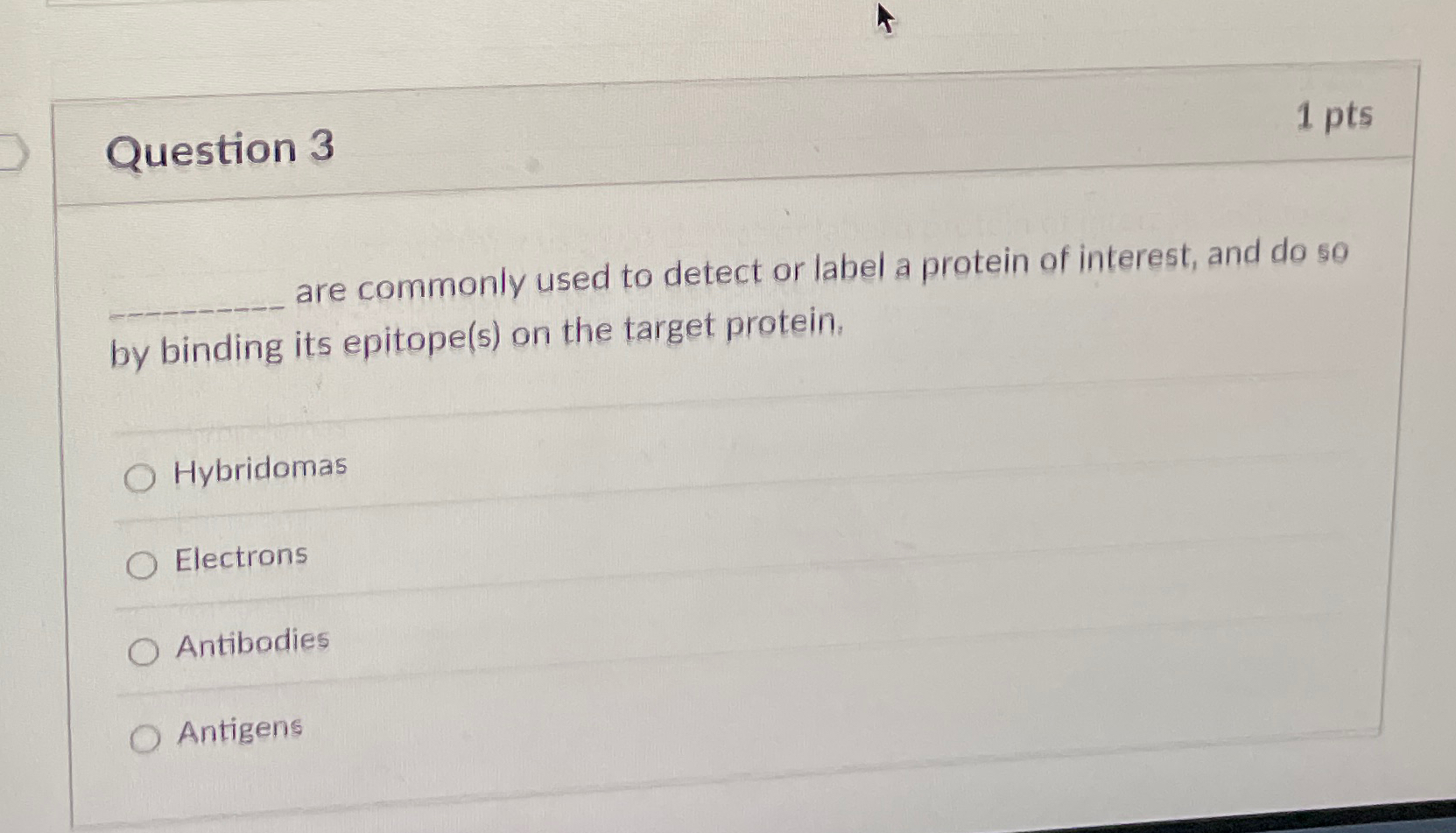 Solved Question 31 ﻿ptsare commonly used to detect or label | Chegg.com