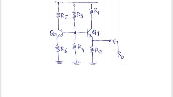2. Calculate the Rout output resistance in the | Chegg.com