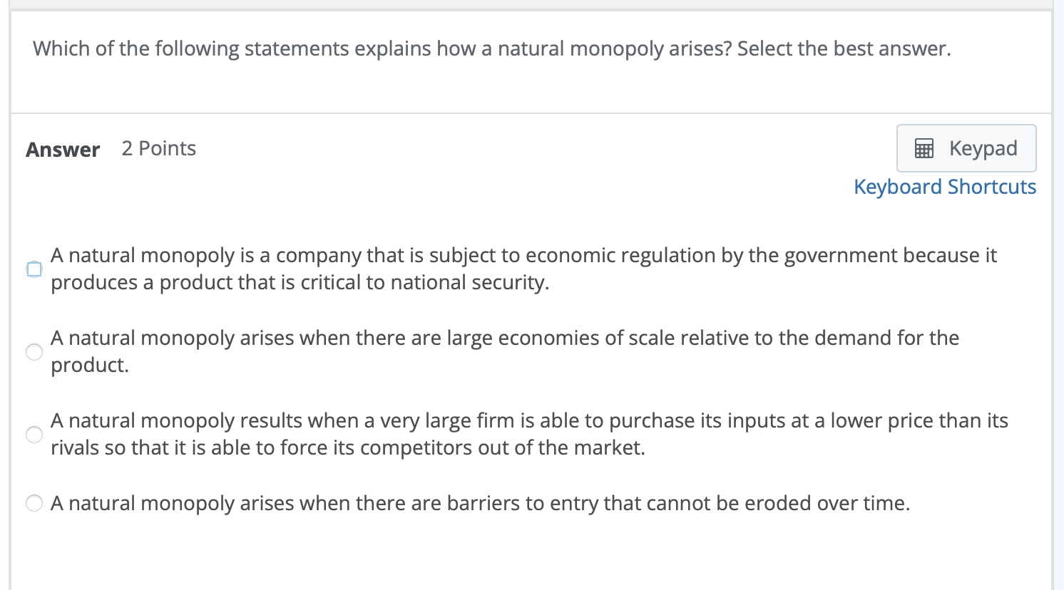 Solved Which of the following statements explains how a | Chegg.com