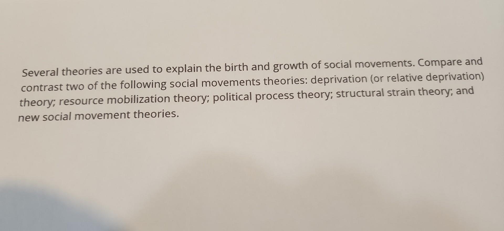 Several theories are used to explain the birth and | Chegg.com