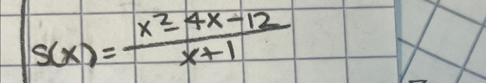 Solved write domain in interval notation(x)=x2-4x-12x+1 | Chegg.com