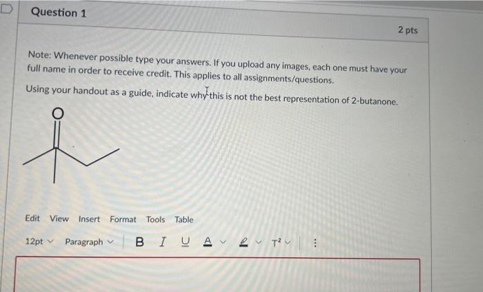 Solved Using your handout as a guide, indicate why this is | Chegg.com