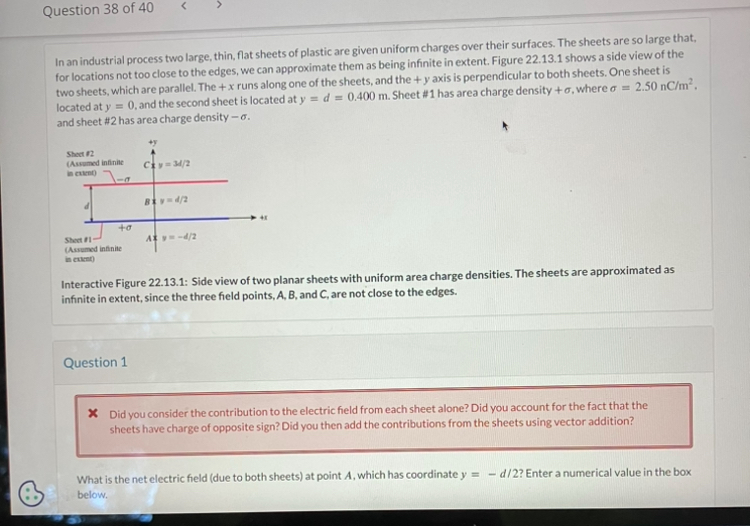 Solved Question 38 ﻿of 40In an industrial process two large, | Chegg.com