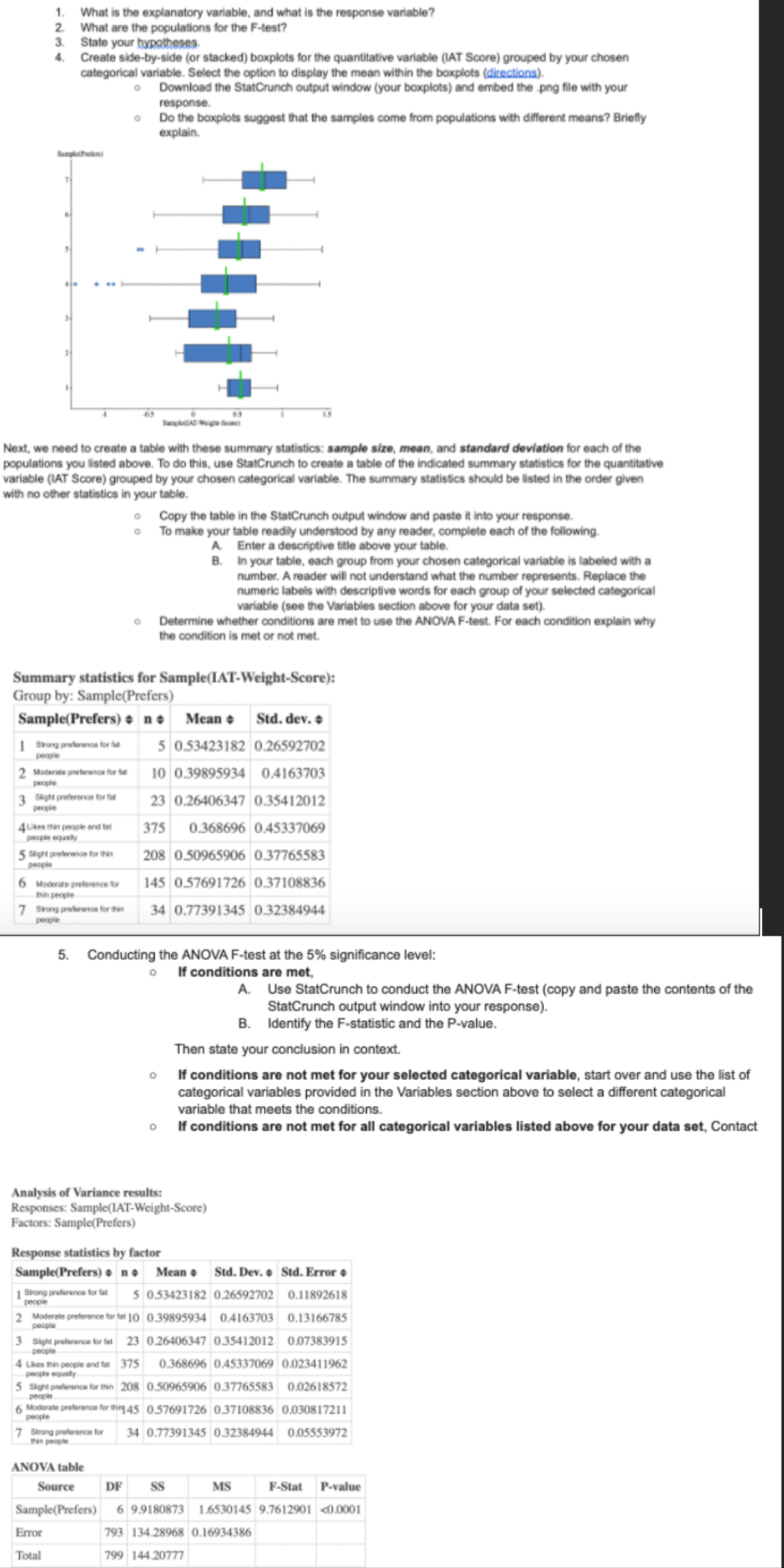Solved What is the explanatory variable, and what is the | Chegg.com