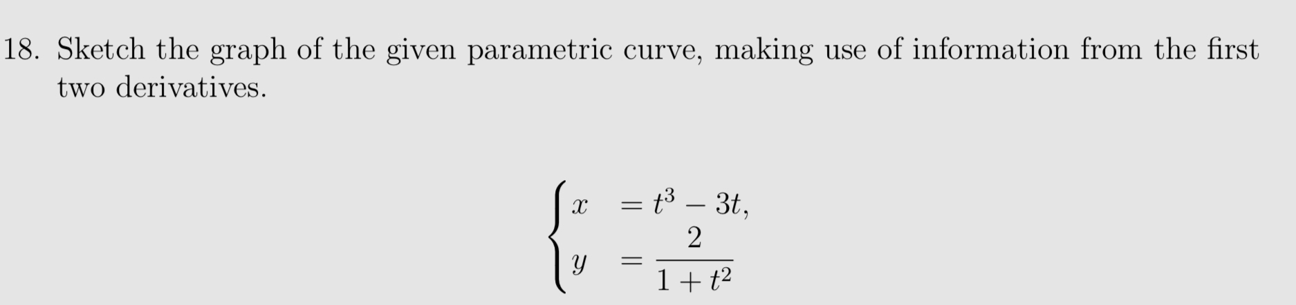 Solved =Sketch the graph of the given parametric curve, | Chegg.com
