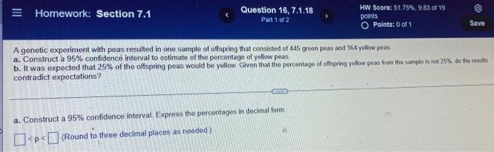 Solved Homework Section 7 1 Question 16 7 1 18 Part 1 Of