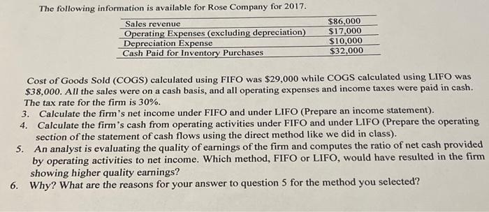Solved Cost of Goods Sold (COGS) calculated using FIFO was | Chegg.com