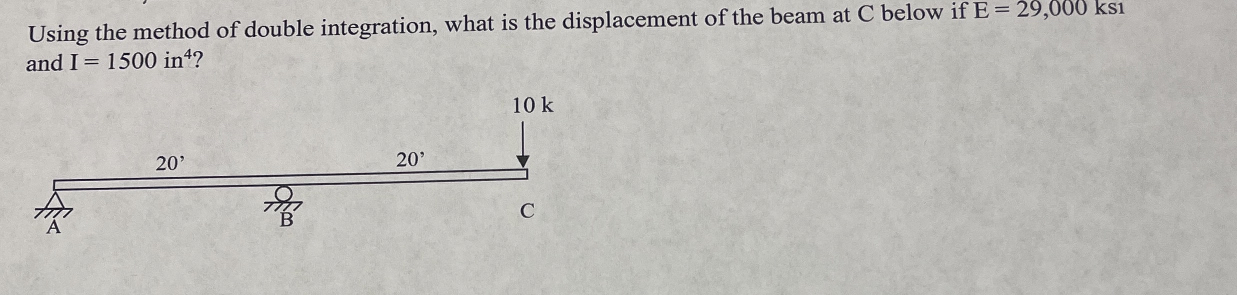 Solved Solve And Show Work Using Double Integration Method 