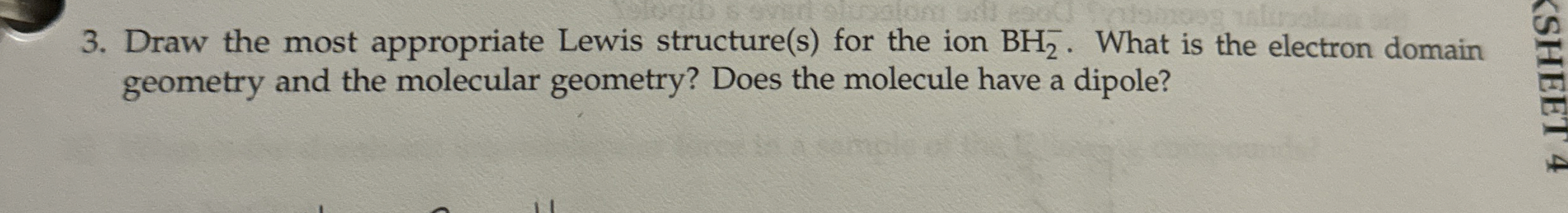 Solved Draw the most appropriate Lewis structure(s) ﻿for the | Chegg.com