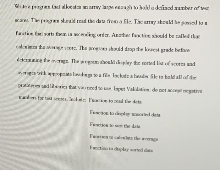 Solved Program C Need Help Writing A Program For Chegg