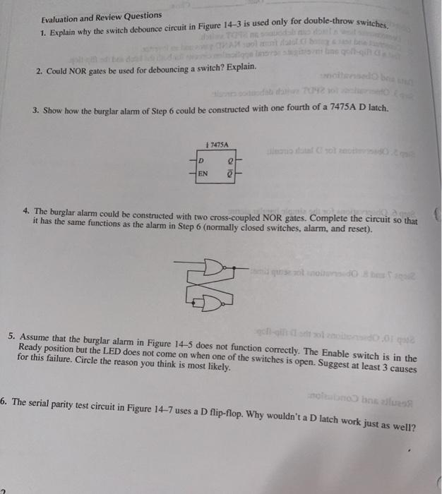 All figures are included (14-5 is used for "alarm in | Chegg.com