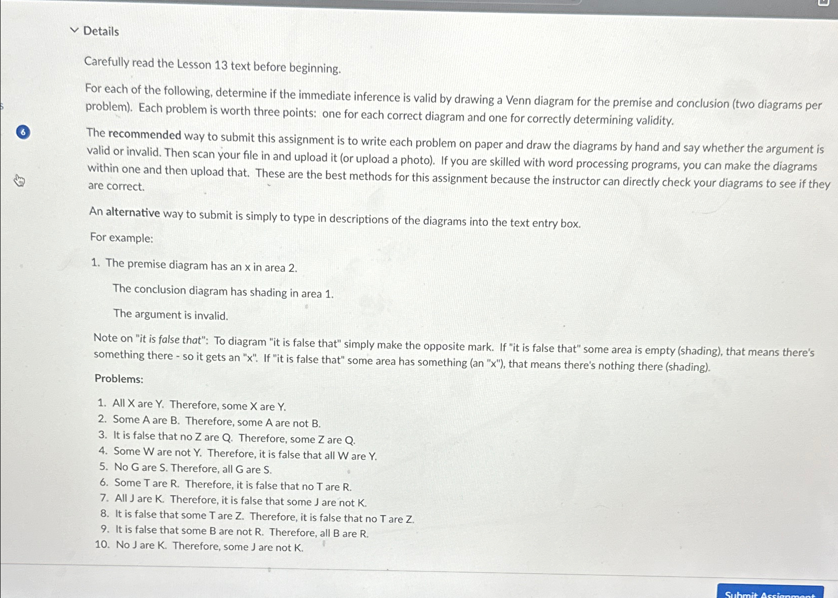 Solved vv ﻿DetailsCarefully read the Lesson 13 ﻿text before | Chegg.com