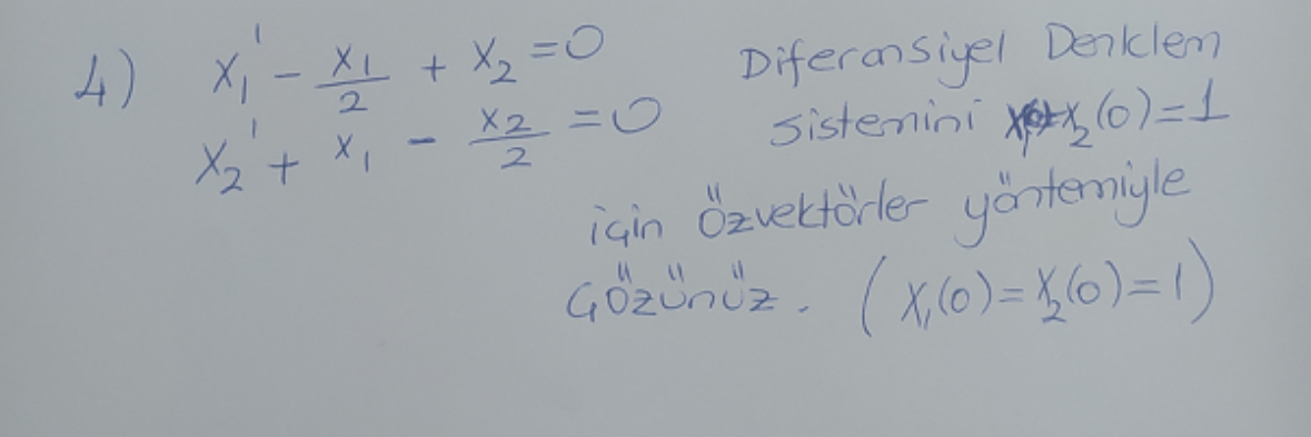 Solved x1'-x12+x2=0x2'+x1-x22=0Diferansiyel denklemsistemini | Chegg.com