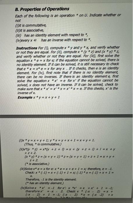 Solved A. Examples of Abelian Groups Prove that each of the | Chegg.com