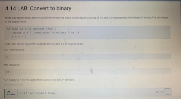 Solved 1: Compare output Output is nearly correct; but | Chegg.com