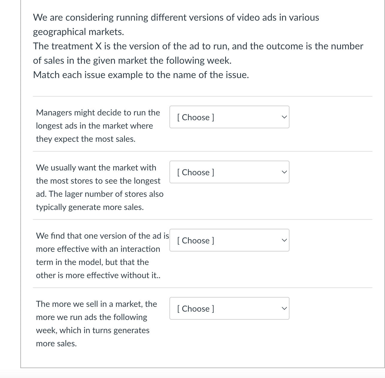 Solved We are considering running different versions of | Chegg.com