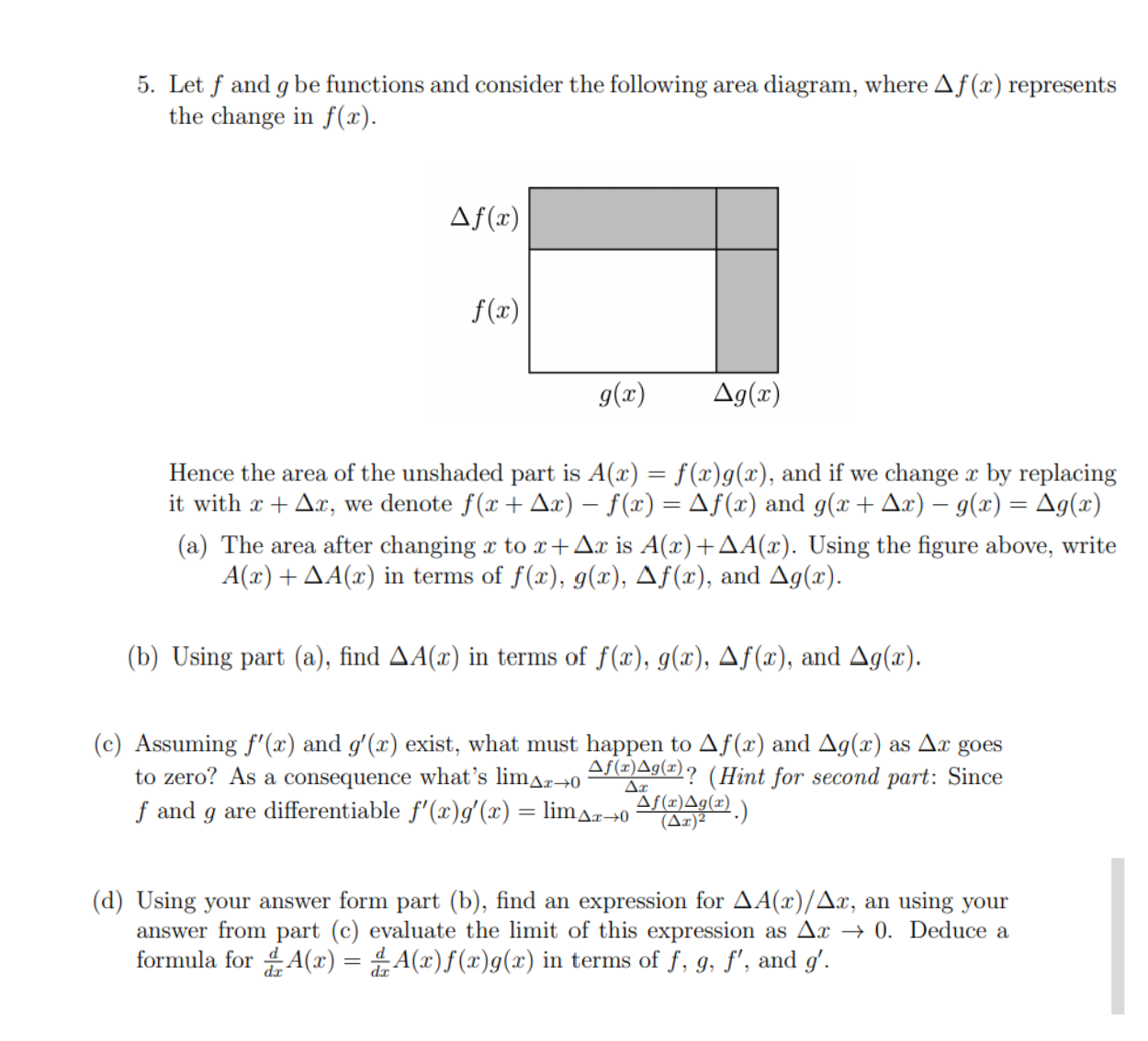 Solved (d) ﻿Using your answer form part (b), ﻿find an | Chegg.com