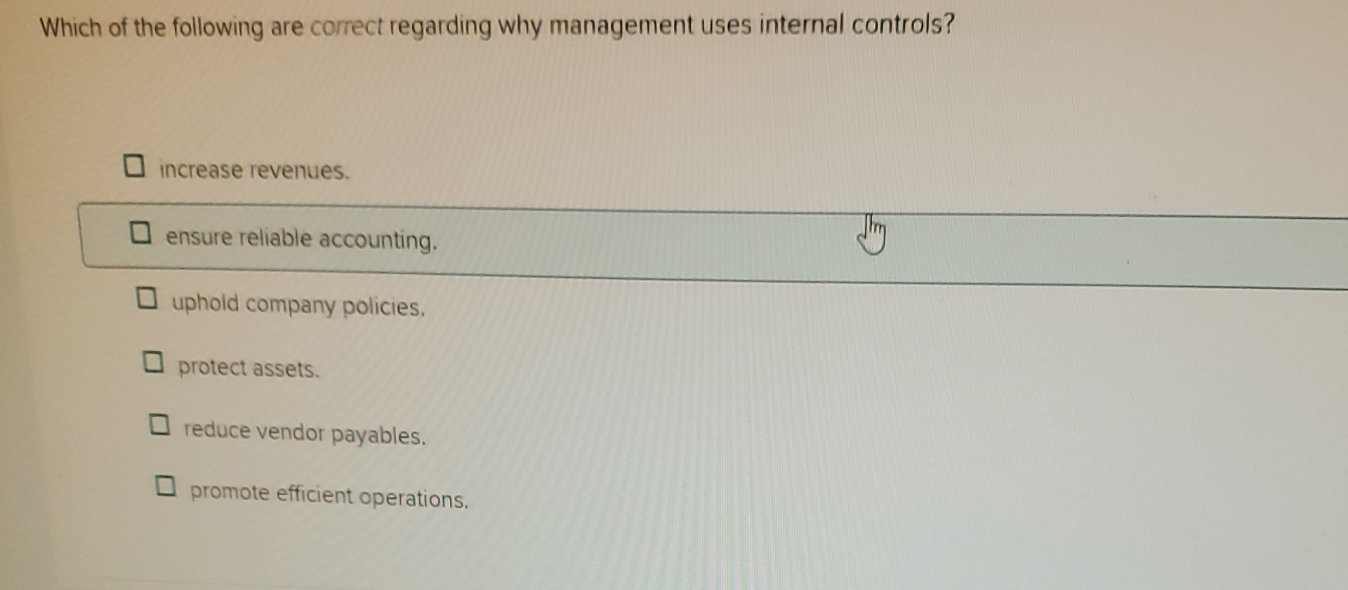 Solved Which of the following are correct regarding why | Chegg.com