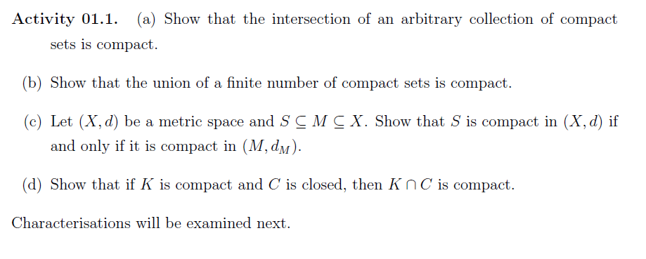 Question 1 ﻿(a) ﻿Show that the intersection of an | Chegg.com