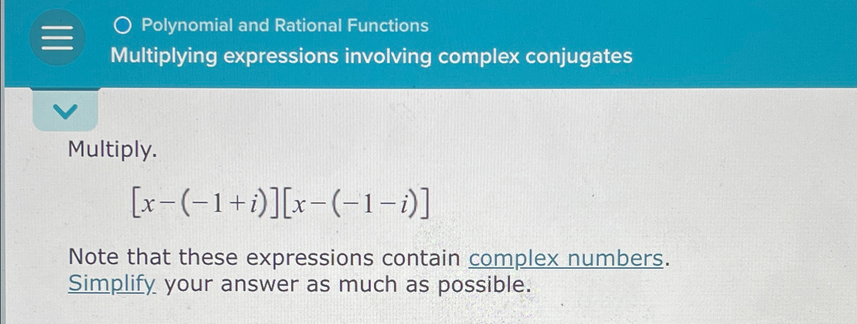 Solved Polynomial and Rational FunctionsMultiplying | Chegg.com