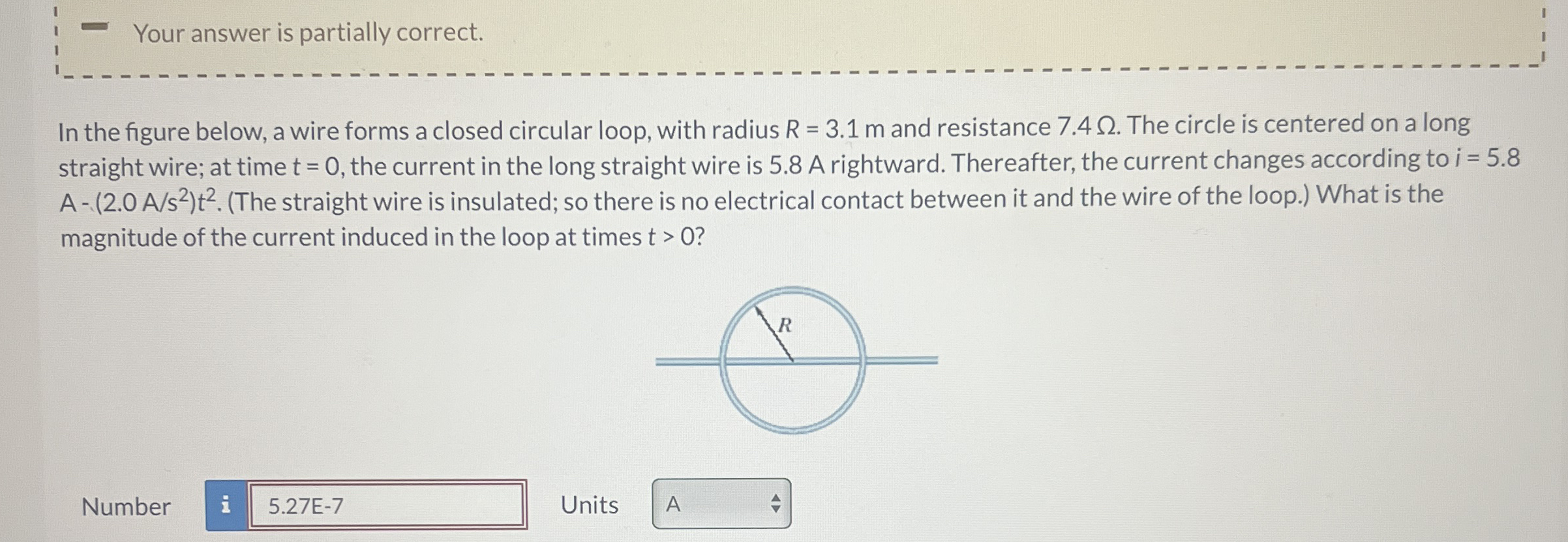 Solved Your answer is partially correct.In the figure below, | Chegg.com