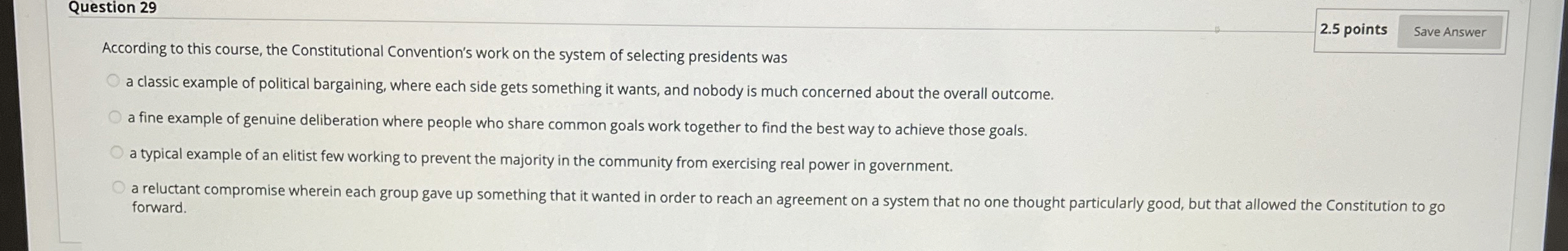 Solved Question 292.5 ﻿pointsAccording to this course, the | Chegg.com