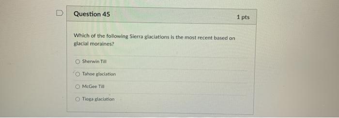 Solved Question 29 1 pts What are the Shoo Fly Complex, | Chegg.com