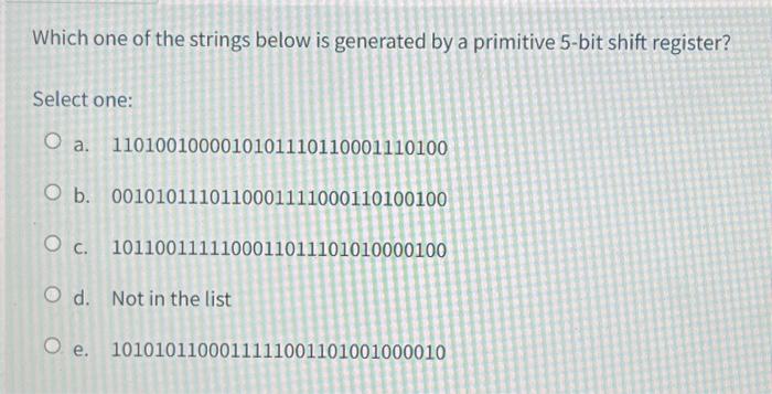 Solved Which one of the strings below is generated by a | Chegg.com