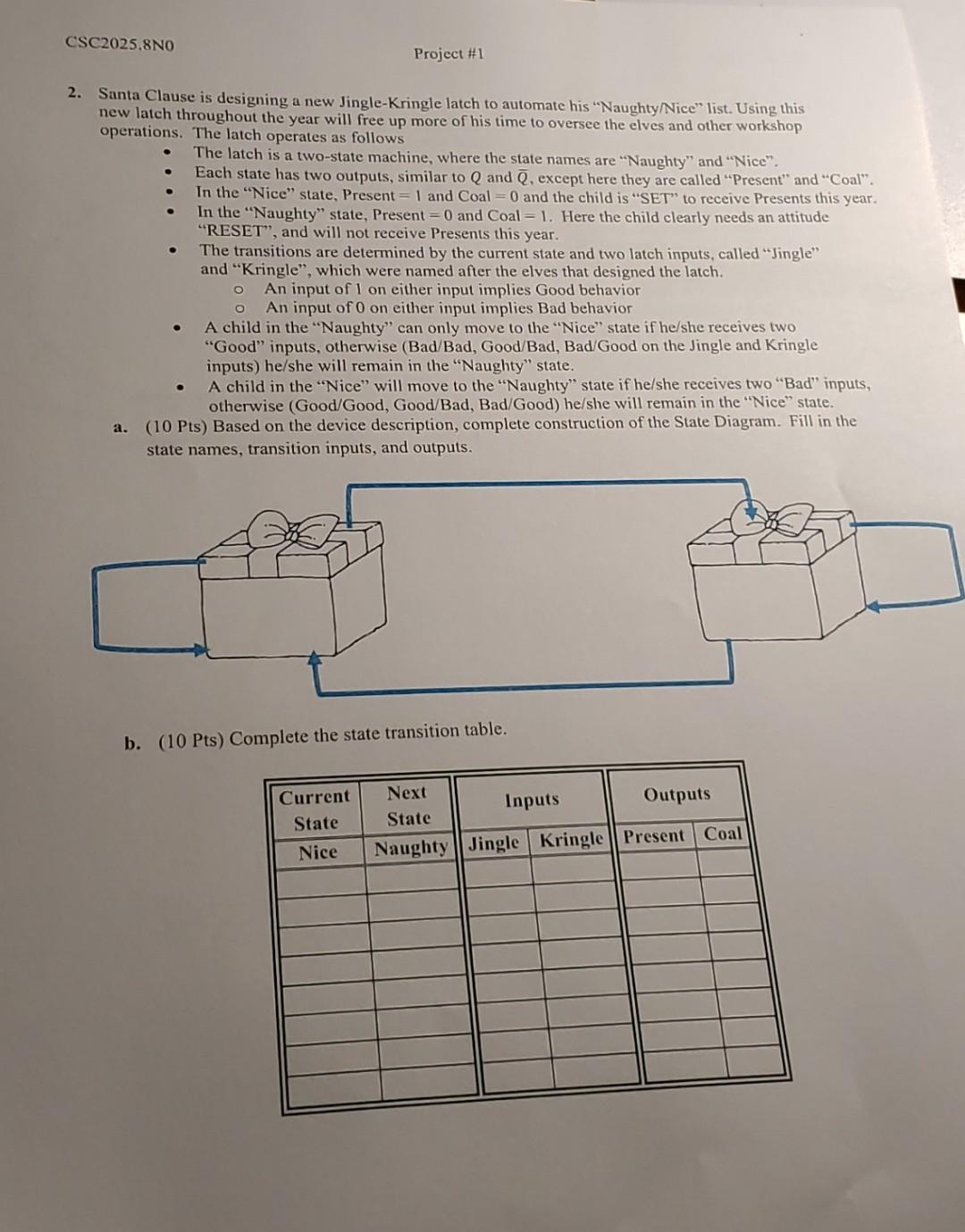 Solved The following State Transition Diagram is for a 3-bit | Chegg.com