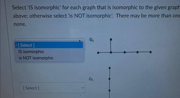 Solved Which of the graphs listed below is isomorphic to | Chegg.com