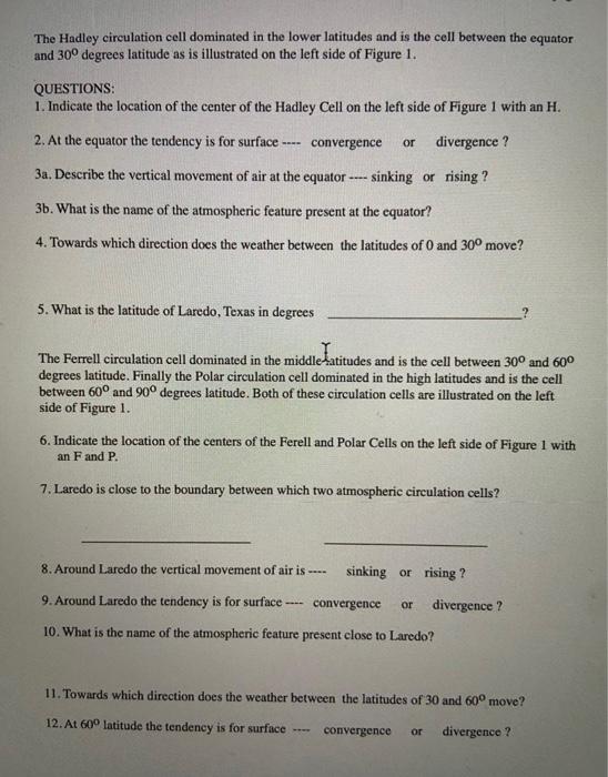 Solved Laboratory Exercise #8 - Introduction to Atmospheric | Chegg.com
