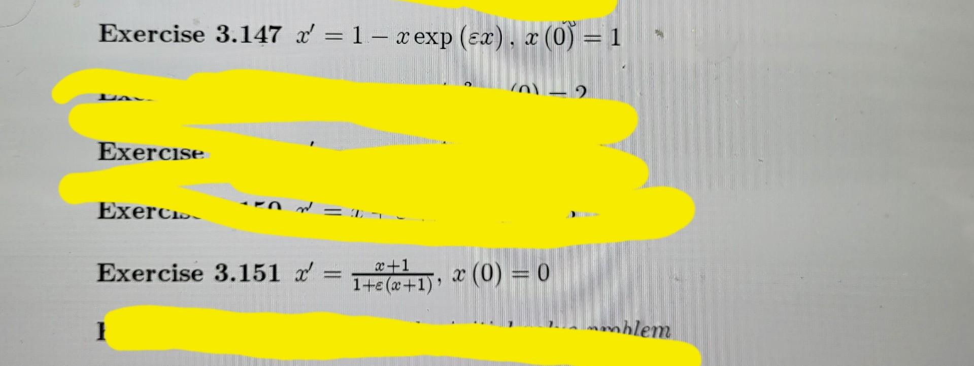Solved Find The First Order Perturbation Approximation