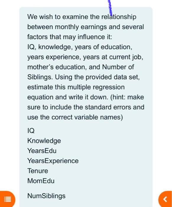 Solved SUMMARY OUTPUT \begin{tabular}{|c|c|c|c|c|c|c|c|c|} | Chegg.com