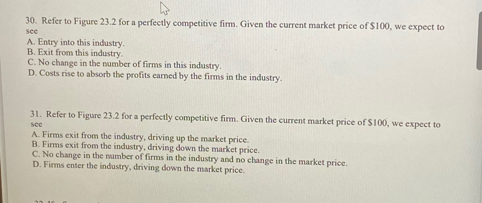 Solved Refer to Figure 23.2 ﻿for a perfectly competitive | Chegg.com