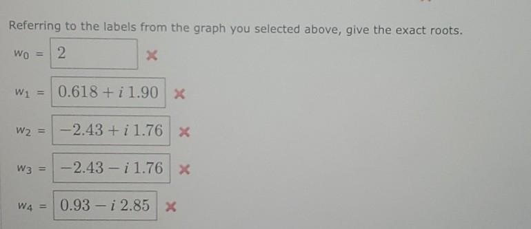Solved Find the indicated roots and graph them in the | Chegg.com ...