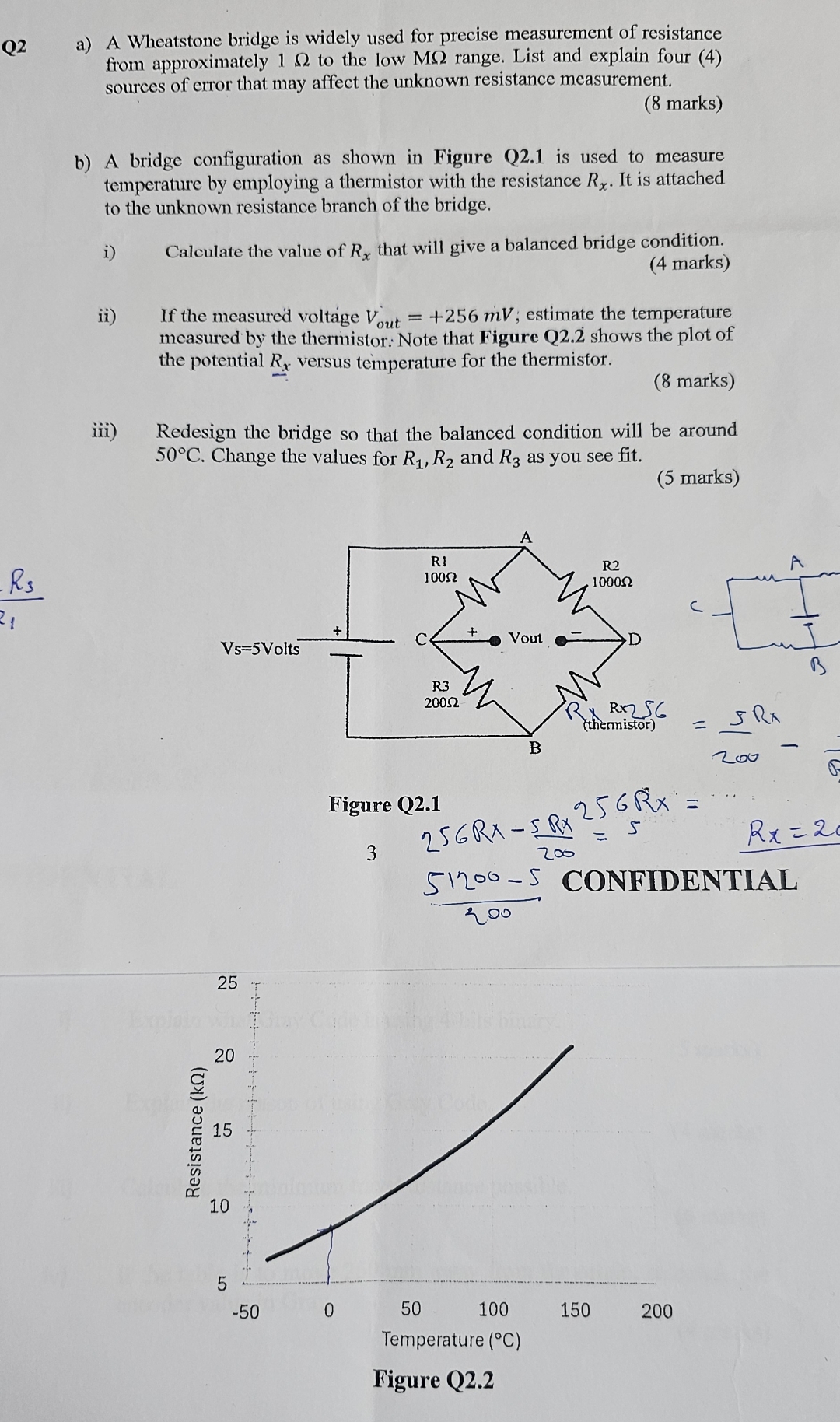 Solved Q2a) ﻿A Wheatstone bridge is widely used for precise | Chegg.com