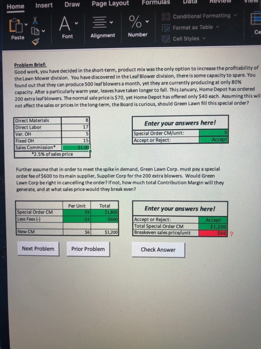 Solved Insert DrawPage Layout Formulas Home Data Review % | Chegg.com