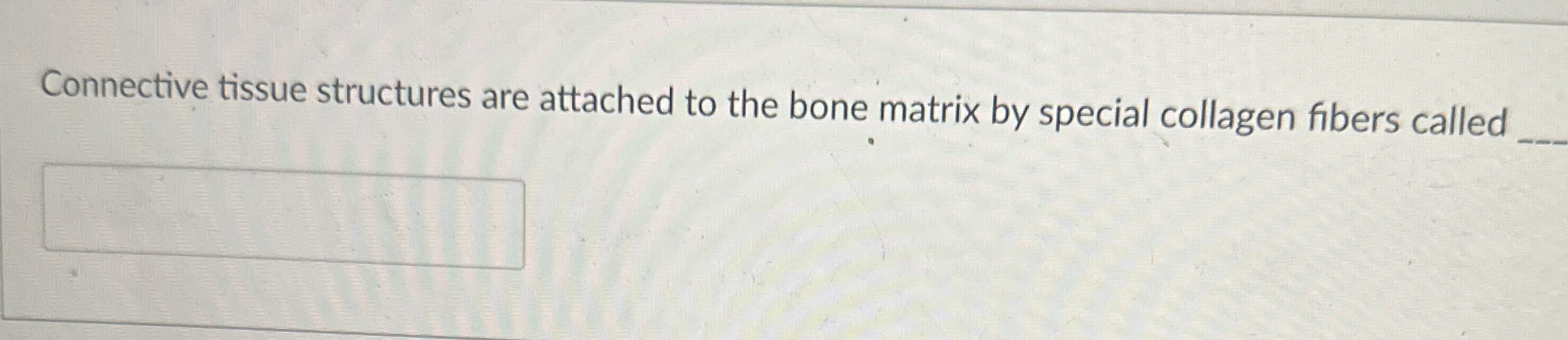 High Quality SOLUTION Connective tissue structures are attached to the ...