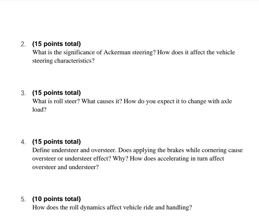 Solved 2. (15 points total) What is the significance of | Chegg.com