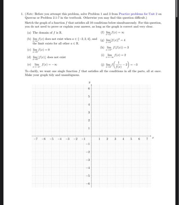 Solved 1. (Note: Before you attempt this problem, solve | Chegg.com