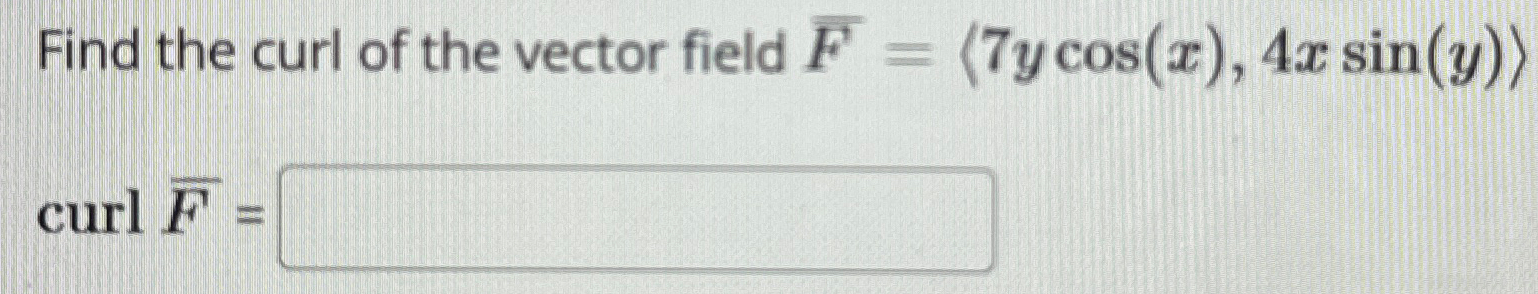 Solved Find the curl of the vector field | Chegg.com
