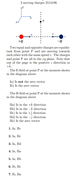 Solved Two equal and opposite charges are equidis-tant ﻿from | Chegg.com