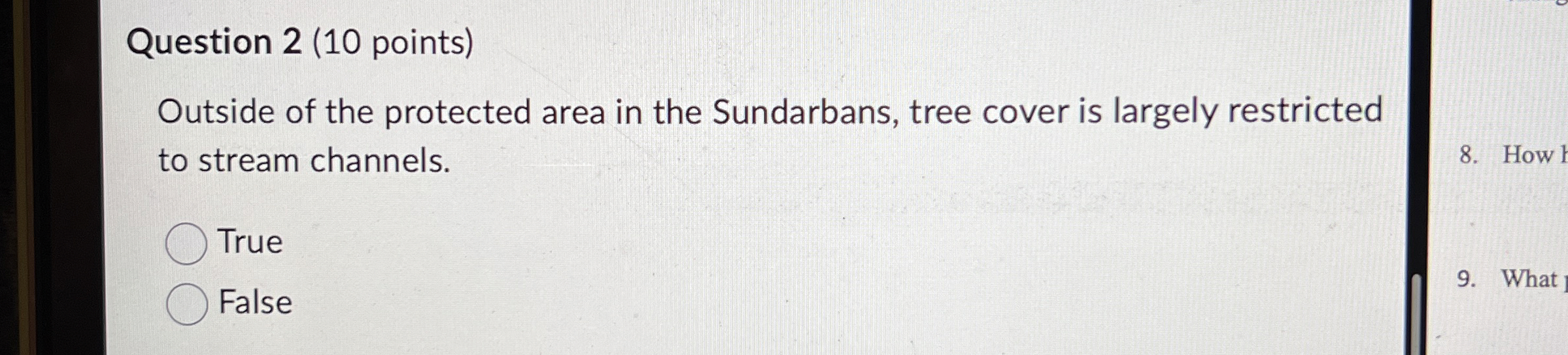 Solved Question 2 (10 ﻿points)Outside of the protected area | Chegg.com