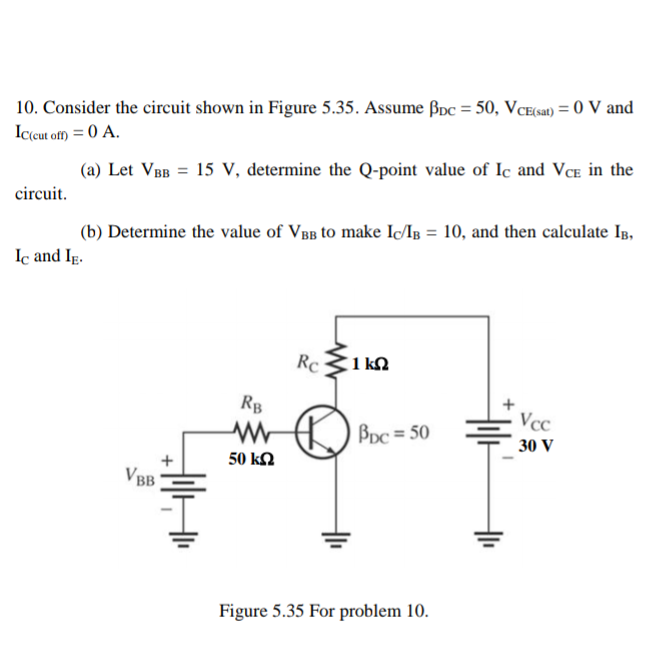 Solved 5.6 Homework 8 1. Determine the Q-point and construct | Chegg.com