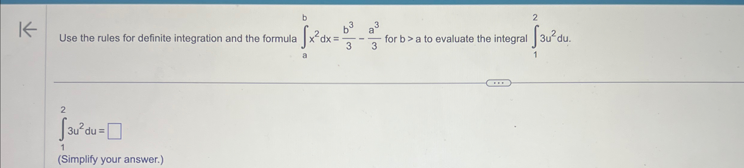 Solved Use the rules for definite integration and the | Chegg.com