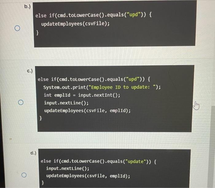 Solved For the Employee Class Program in the Company | Chegg.com