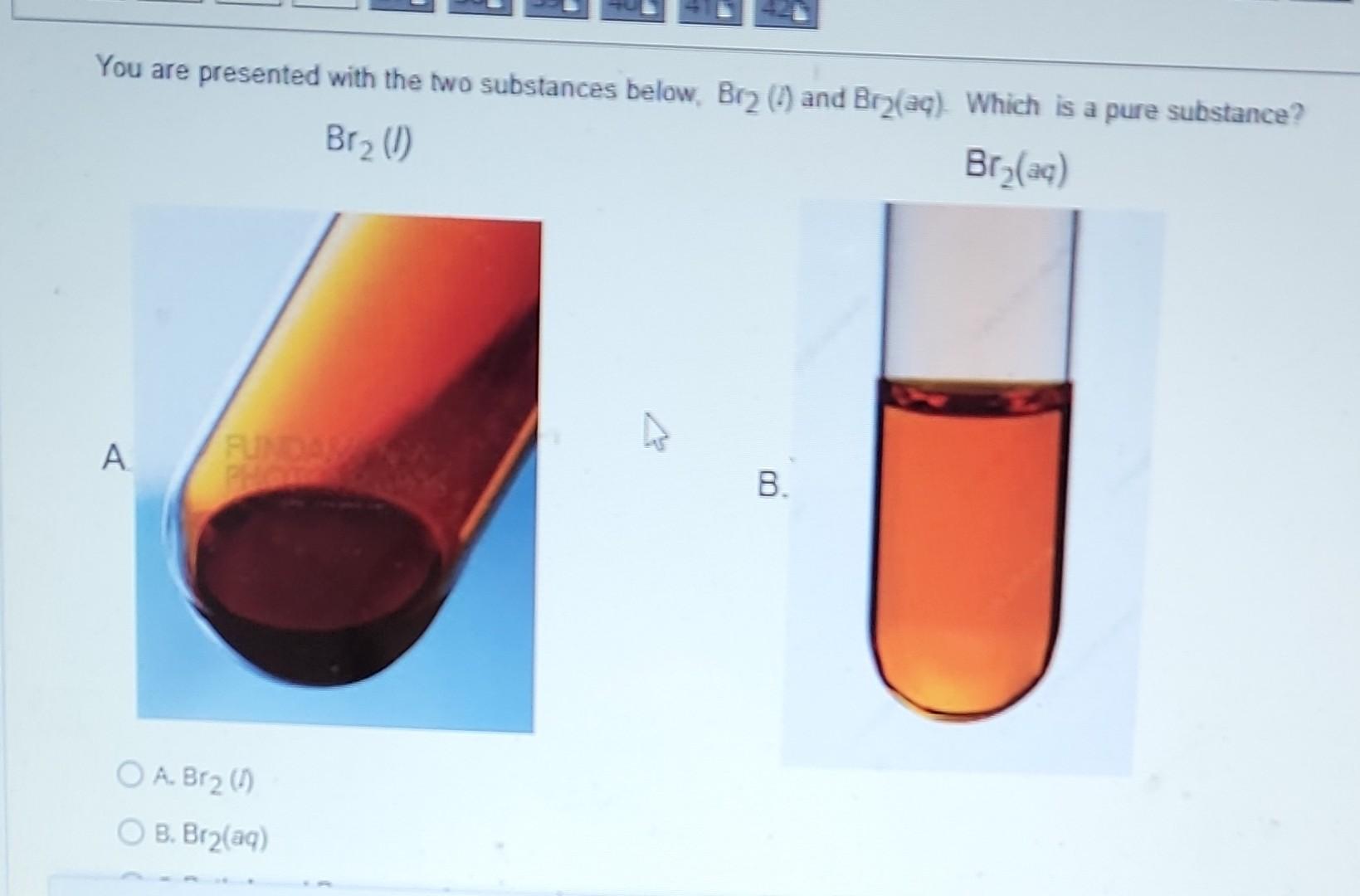 Solved You are presented with the two substances below, | Chegg.com