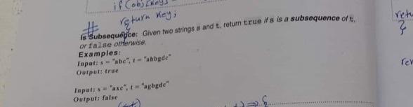 Solved is repubsequopce: Given niey, or false otherwise. | Chegg.com