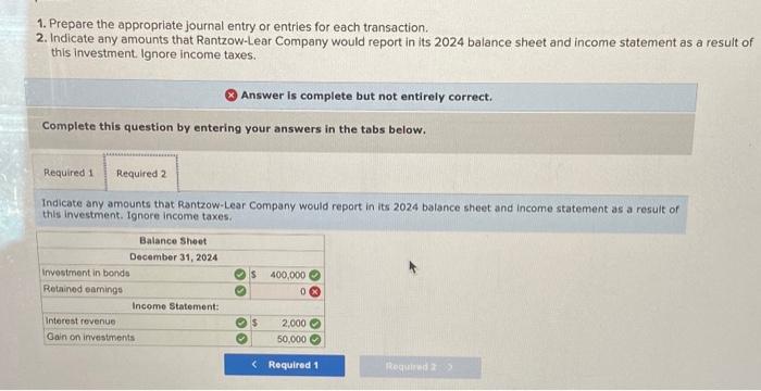 Solved Exercise 12-7 (Static) Various transactions relating | Chegg.com