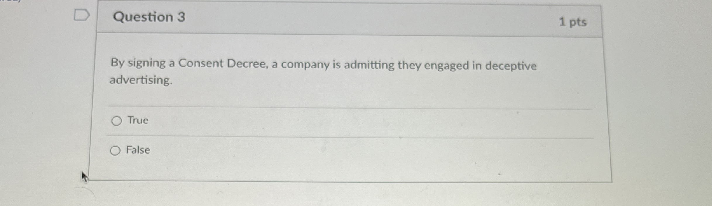 Solved Question 31 ﻿ptsBy signing a Consent Decree, a | Chegg.com